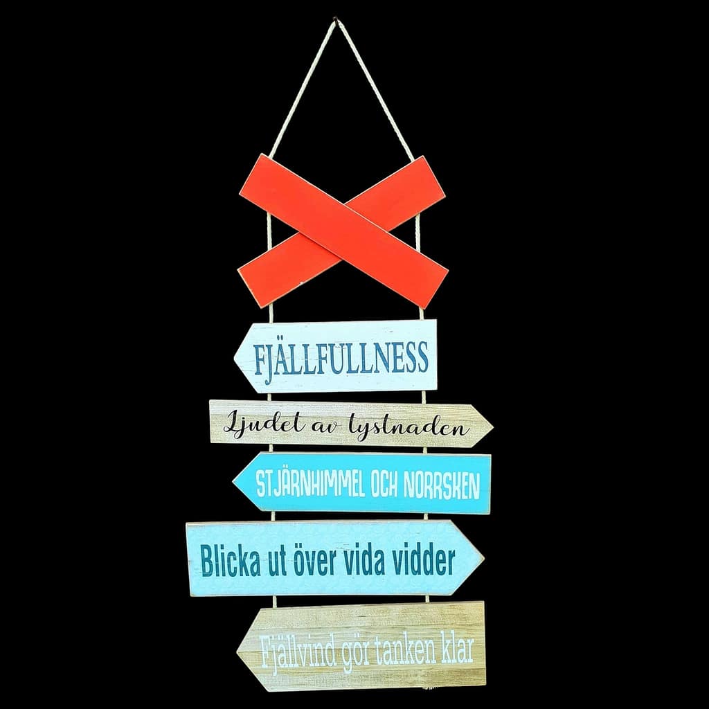 Smått & Gott - Ledkrysskylt